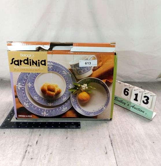 BOX: BELLAGIO SARDINIA DINNERWARE - Bentley & Associates, LLC