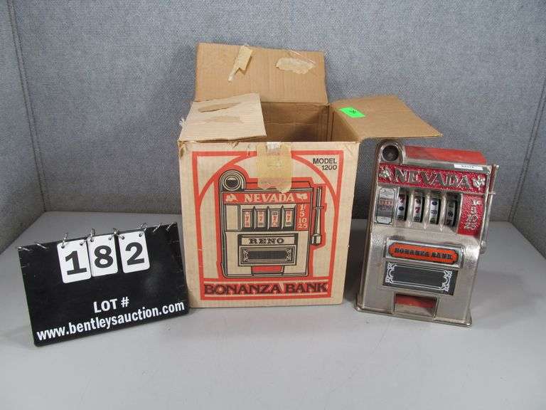 VINTAGE MODEL 1200 SLOT MACHINE BONANZA BANK - Bentley & Associates, LLC