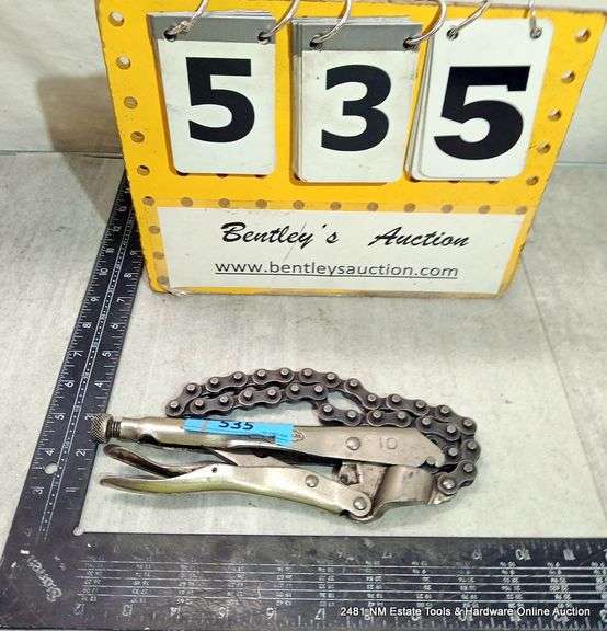 VISE GRIP- ADJUSTABLE CHAIN WRENCH - Bentley & Associates, LLC