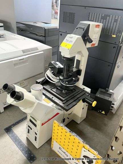 LEICA DM IRE 2 INVERTED FLUORESCENT MICROSCOPE - Bentley & Associates, LLC