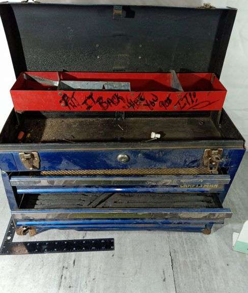 METAL 4-DRAWER TOOL BOX - BROKEN - Bentley & Associates, LLC