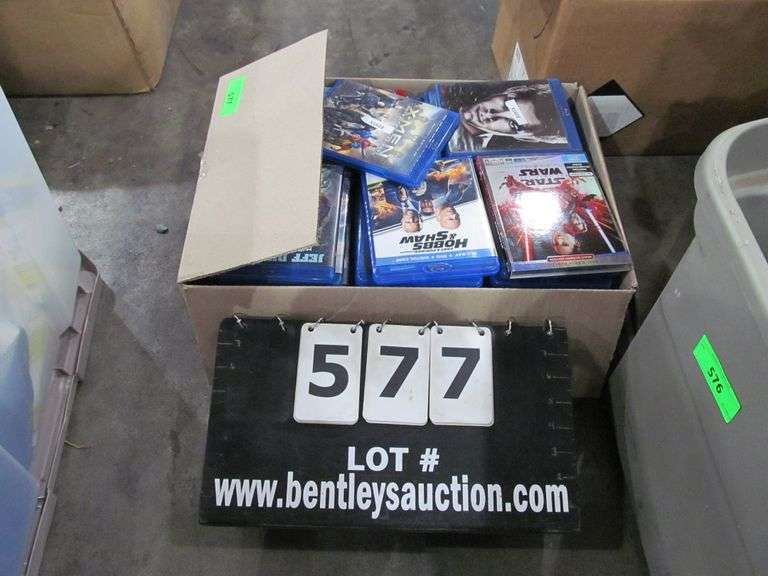 BOX: ASSORTED BLUE-RAY DVD MOVIES - Bentley & Associates, LLC