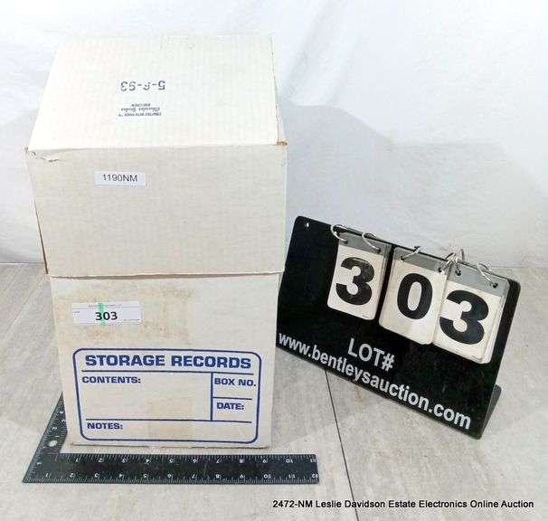 BOX: ADDRESS LABELS, CALENDAR BOOK - Bentley & Associates, LLC