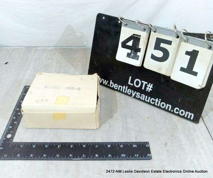 FANON MODEL CHB-3 POWER SUPPLY - Bentley & Associates, LLC