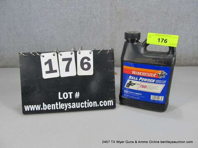 WINCHESTER 760 BALL POWDER - 1# BOTTLE - Bentley & Associates, LLC