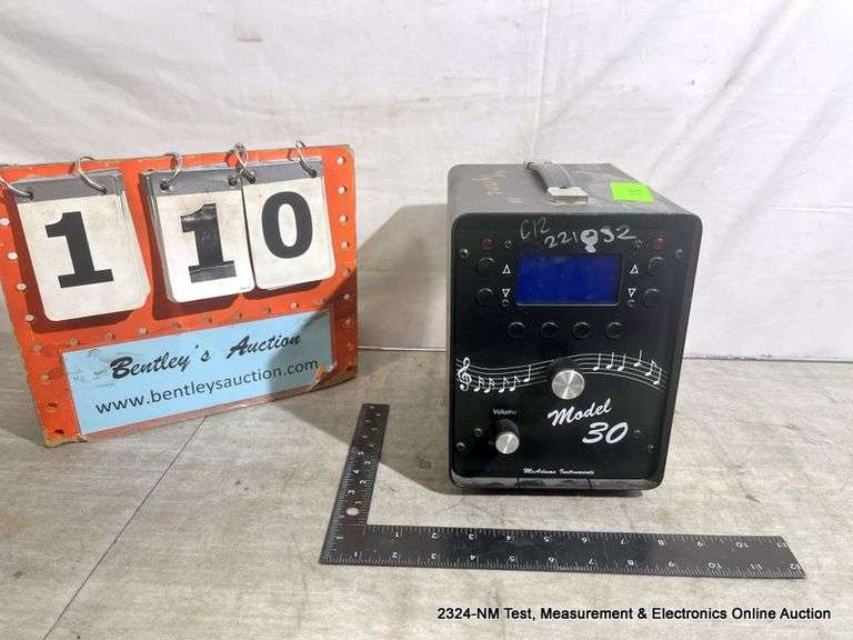MC ADAMS INSTRUMENTS MODEL 30 CONTROL - Bentley & Associates, LLC