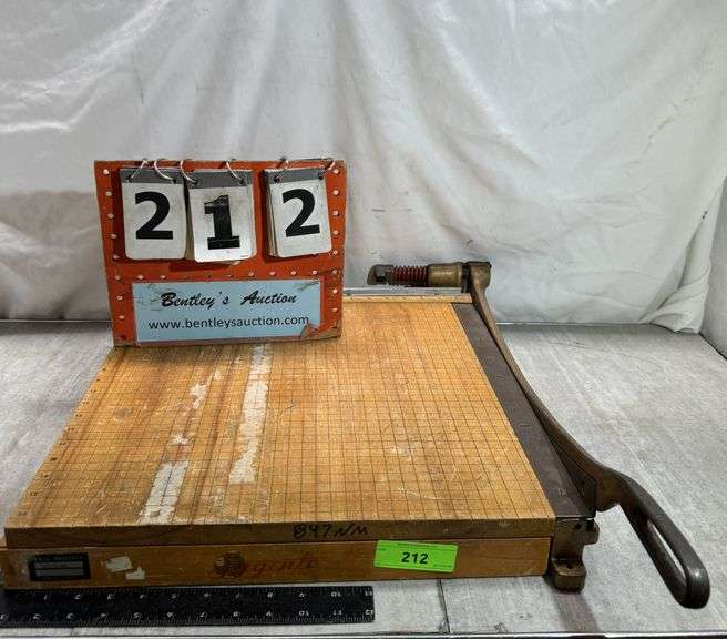 INGENTO PAPER CUTTER - Bentley & Associates, LLC