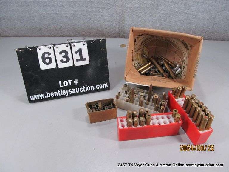 BOX: RIFLE CARTRIDGES & CASES - Bentley & Associates, LLC