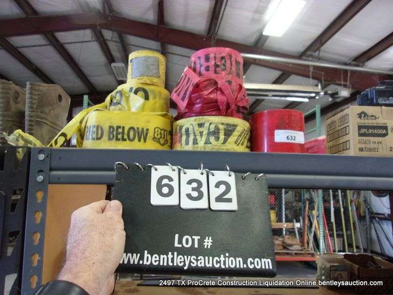 LOT: WARNING & CAUTION TAPE - Bentley & Associates, LLC