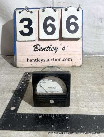 GE 0-200A PANEL METER - Bentley & Associates, LLC