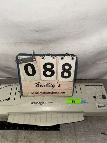 GBC DOCUSEAL 1200 LAMINATOR - Bentley & Associates, LLC