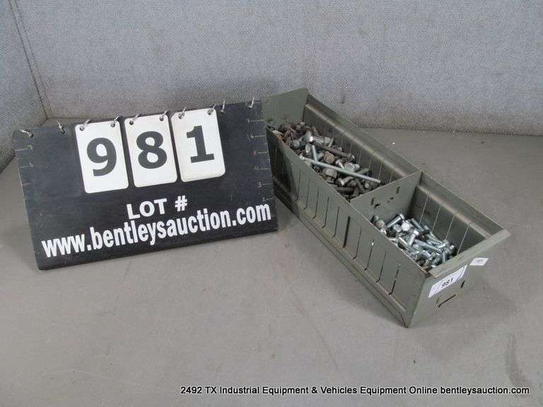 STANDARD METAL FILE DRAWER: ASSORTED BOLTS - Bentley & Associates, LLC