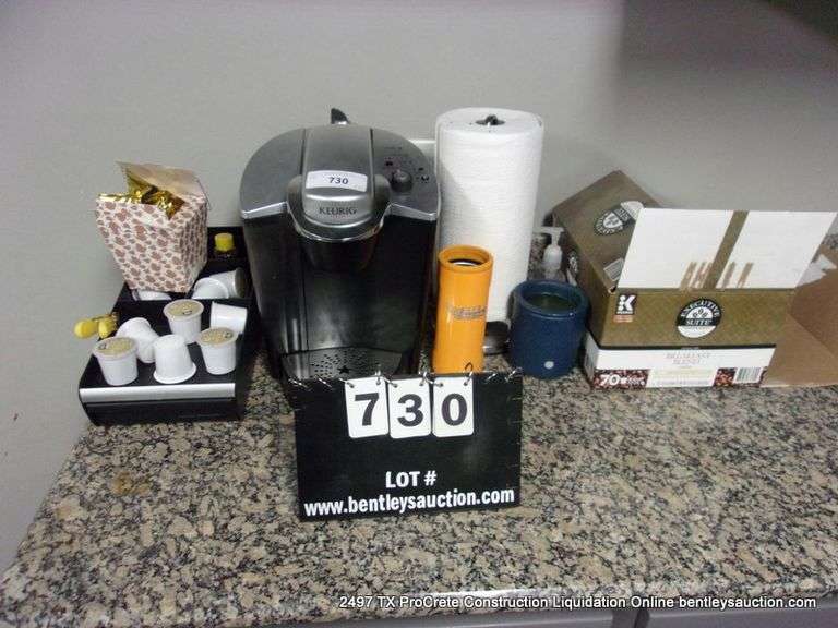 KEURIG COFFEE BREWING SYSTEM, TRAY, PODS - Bentley & Associates, LLC