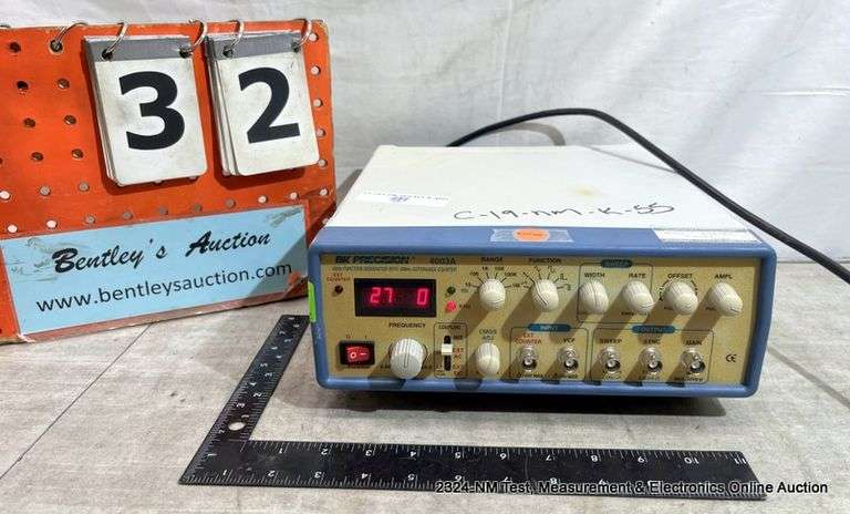 BK PRECISION 4003A FUNCTION GENERATOR W/ 60 MHZ AUTORANGE COUNTER ...