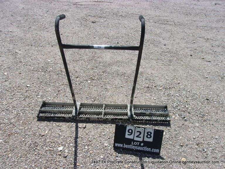 BLACK MESH CONCRETE STAMPER/ PACKER - 48" - Bentley & Associates, LLC