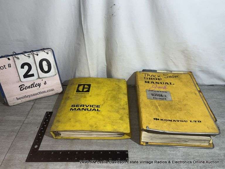 BOX: CATERPILLAR MANUALS - Bentley & Associates, LLC