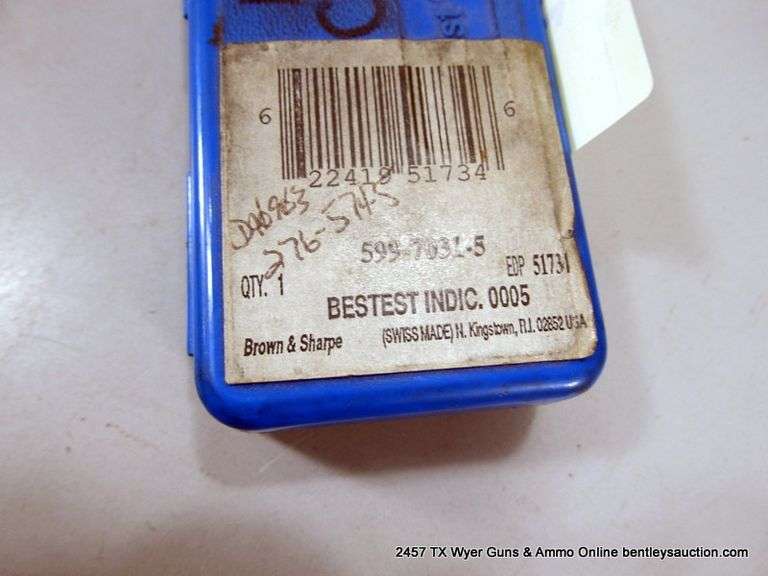 BROWN & SHARPE 7031-5 FEELER GAUGE - Bentley & Associates, LLC