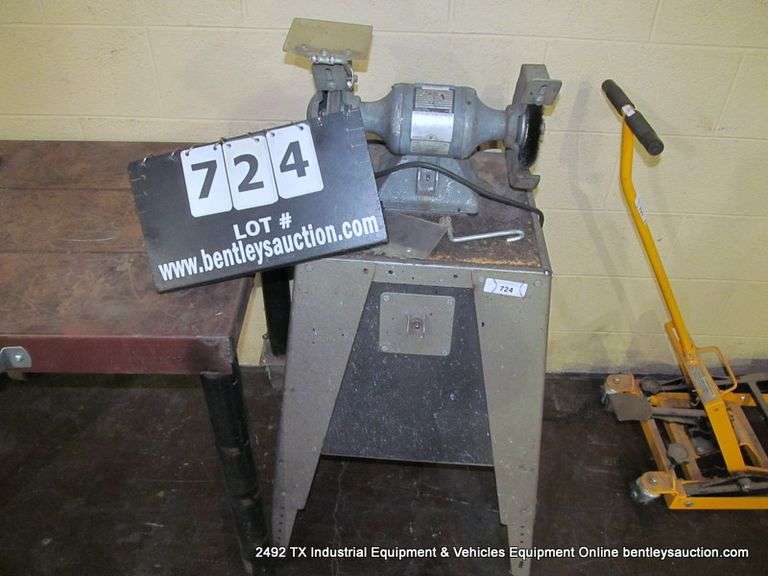 ROCKWELL 120 VAC TWIN STONE BENCH GRINDER W/ TOL STAND - Bentley ...