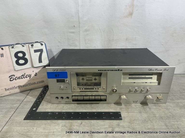 MARANTZ SD 3000 STEREO CASSETTE DECK - Bentley & Associates, LLC