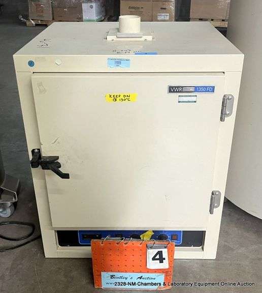 VWR 1350 FD TEMPERATURE CHAMBER OVEN - Bentley & Associates, LLC