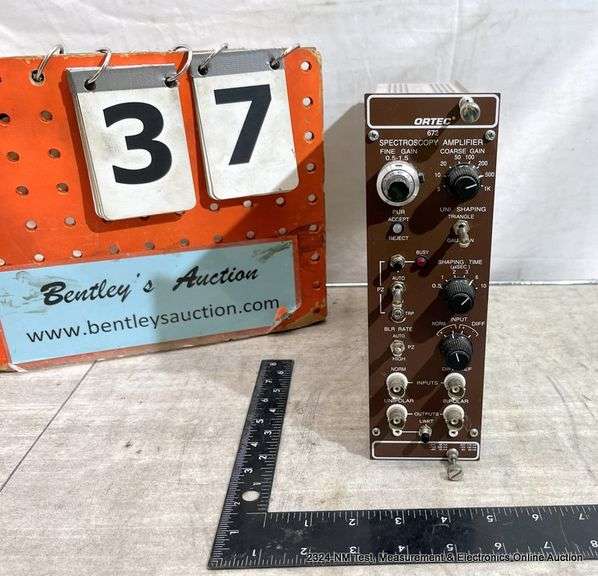ORTEC 672 SPECTROSCOPY AMPLIFIER PLUG-IN - Bentley & Associates, LLC