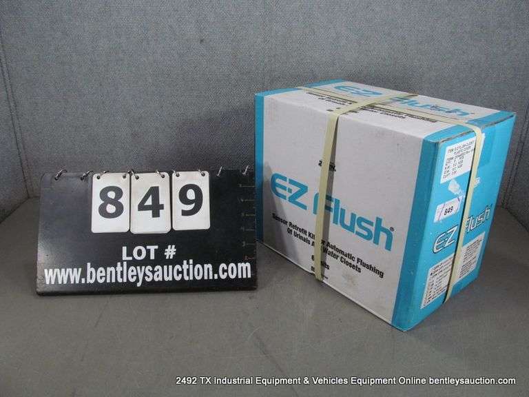 BOX: 6 ZURN EZ-FLUSH SENSOR RETROFIT KITS - Bentley & Associates, LLC