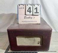 WEBSTER CHICAGO 362-1 PORTABLE TURNTABLE - Bentley & Associates, LLC