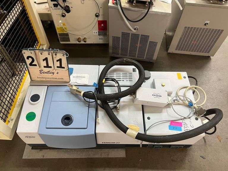 BRUKER TENSOR 27 TGA-IR SPECTROMETER - Bentley & Associates, LLC