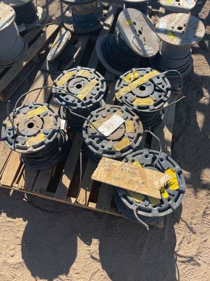 SPOOL: FIBER OPTICS CABLE - 179 LBS GROSS WEIGHT - Bentley & Associates ...