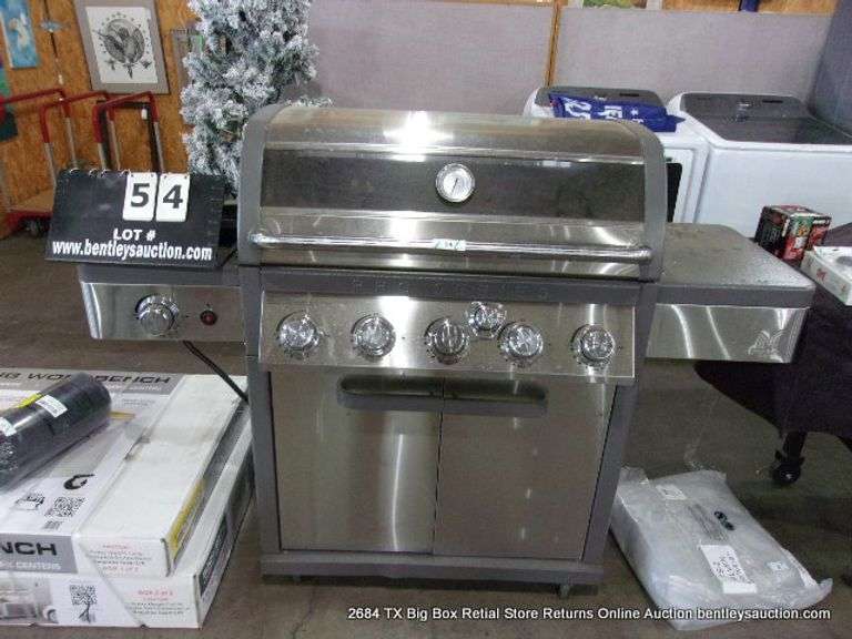 MM PRO SERIES 5-BURNER GAS GRILL W/ THERMOSTATIC CONTROL - Bentley ...
