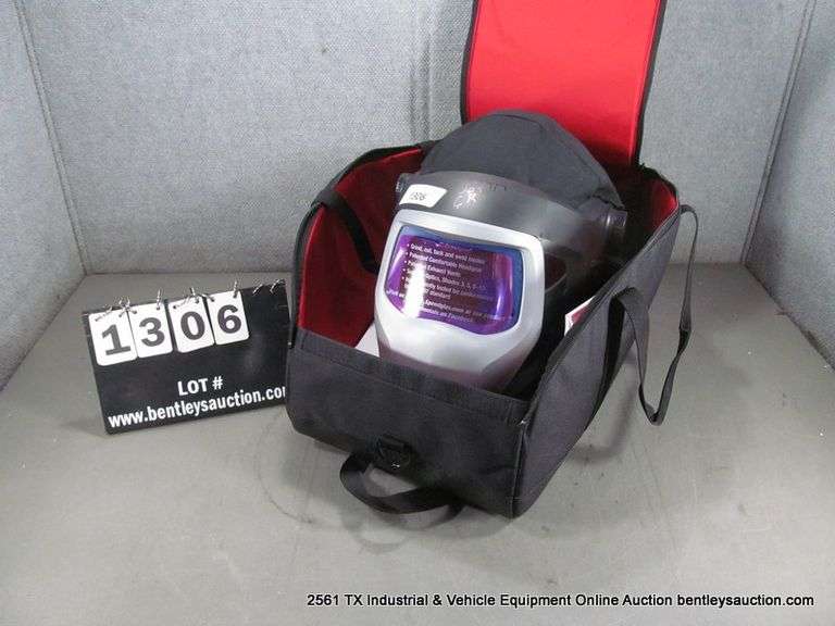 3M SPEEDGLAS VERSAFLO HARD HAT RESPIRATORY WELDING HELMET W/ CARRY BAG ...