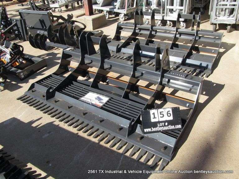 WOLVERINE SKID STEER LAND LEVELER MODEL: LL-12-78W, S/N: ZW-02861 - NEW ...