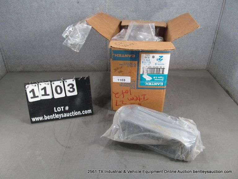 BOX: 5 CANTEX 2" TYPE LB CONDUIT PVC FITTINGS #5133668 - Bentley ...