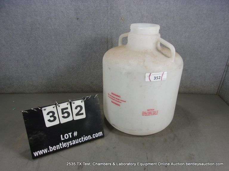 NALGENE 3-GALLON LABORATORY JUG - Bentley & Associates, LLC