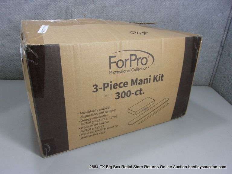 FOR PRO 3-PC MANI KIT - BOX OF 300 PACKS - Bentley & Associates, LLC