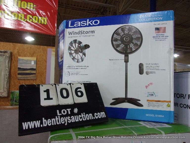 LASKO WINDSTORM 18" PEDESTAL FAN - Bentley & Associates, LLC