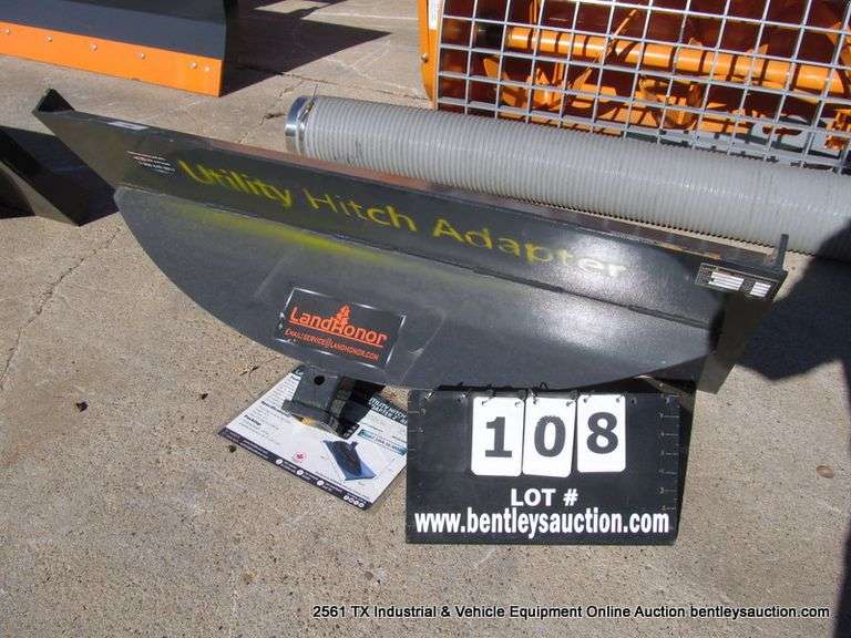 LANDHONOR SKID STEER UTILITY HITCH ADAPTER 2" RECEIVER MODEL UHA-16 ...