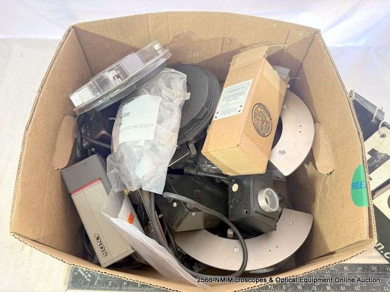 BOX: ASSORTED OPTICAL HARDWARE/ACCESSORIES - Bentley & Associates, LLC