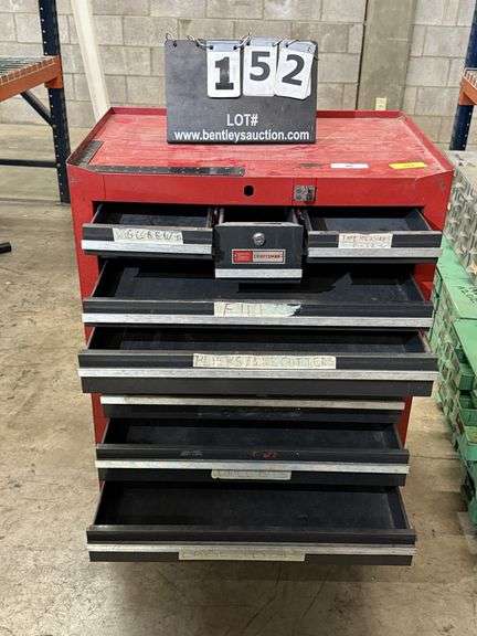 CRAFTSMAN 12-DRAWER TOOLBOX - MISSING BOTTOM DRAWER - 11 DRAWERS TOTAL ...