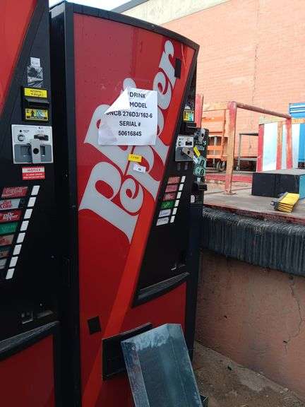 DIXIE-NARCO MODEL: DNCB276D3/162-6 DRINK MACHINE, S/N: 50616845 ...