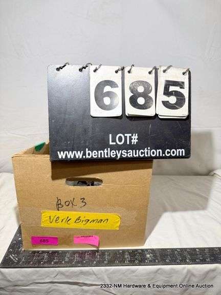 BOX: MISC CLAMPS, TUBES, HARDWARE - Bentley & Associates, LLC