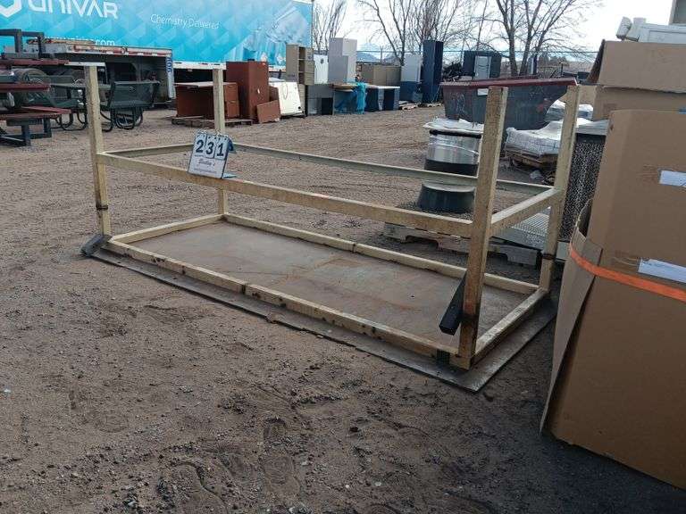 HEAVY DUTY METAL TABLE, 36" X 48" X 8' - Bentley & Associates, LLC