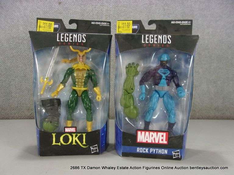 LOT: 2 MARVEL LEGENDS SERIES - LOKI ROCK PYTHON - Bentley & Associates, LLC