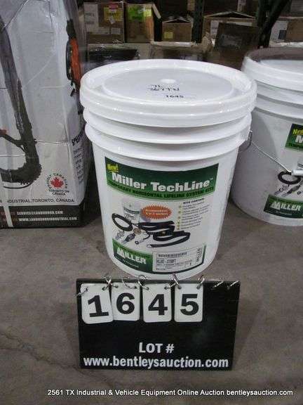 BUCKET: MILLER TECHLINE TEMPORARY HORIZONTAL LIFELINE SYSTEM KITS ...