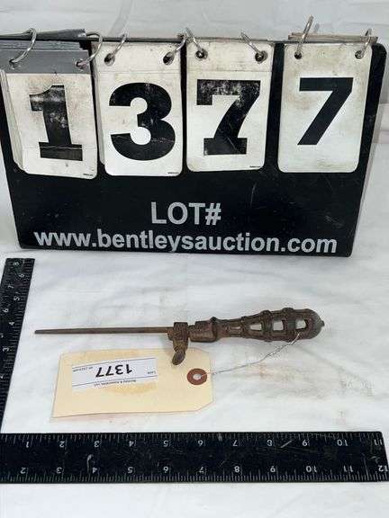 IRON FILE HANDLE W/ 3-SIDED FILE - Bentley & Associates, LLC