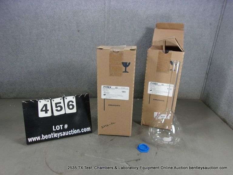 BOXES: PYREX 1 PACK/6 CASE FLASK, VOLUMETRIC - 5580-1L (2X MONEY ...