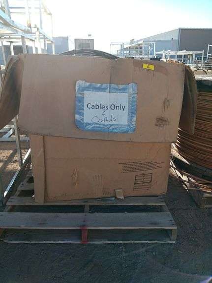 PALLET: CORDS, CABLES & WIRE - 525 LBS GROSS WEIGHT - Bentley ...