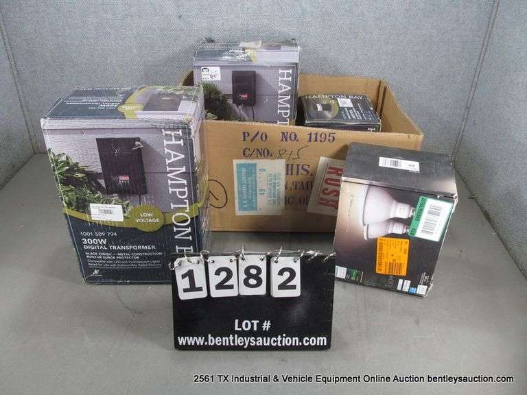 BOX: MISC TRANSFORMERS & PATHWAY LIGHTS - Bentley & Associates, LLC