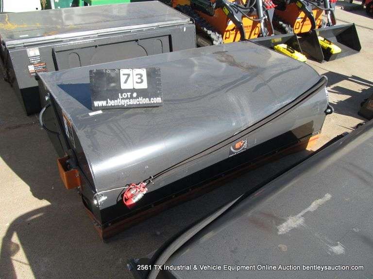 WOLVERINE 72" SKID STEER BOX BROOM SWEEPER, MODEL BBS-11-72W, S/N ZW ...