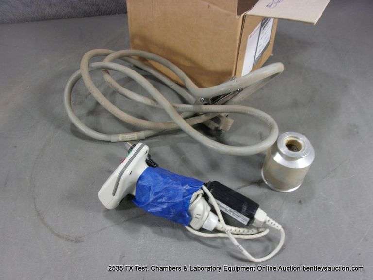 BOX: BARCODE HANDHELF SCANNER & HP-IB COMM CABLE - Bentley & Associates ...